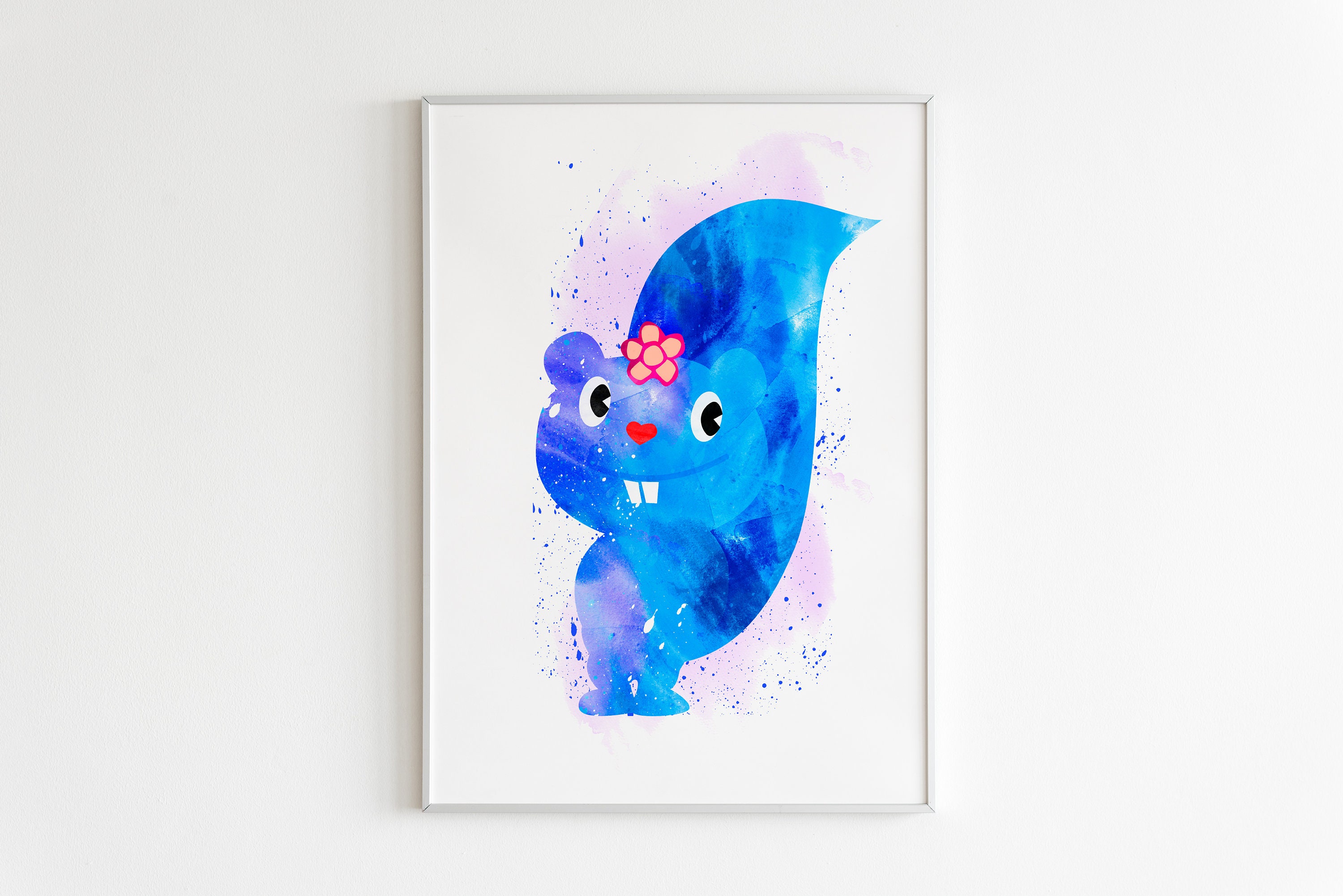 Happy Tree Friends II POSTER: Watercolor Wall Art Petunia Art - Etsy