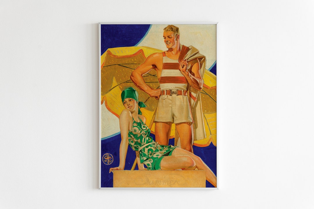 Joseph Leyendecker POSTER VII: Summer Fine Art Print on Quality Paper ...