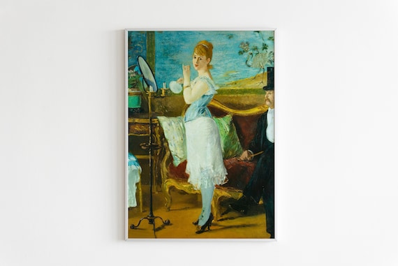 Edouard Manet POSTER VI: Reproduction of Manet Painting Nana - Etsy