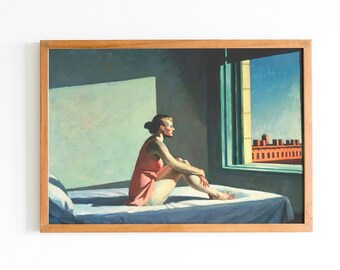 Morning Sun by Edward Hopper Home Decor Wall Decor Giclee Art Print ...