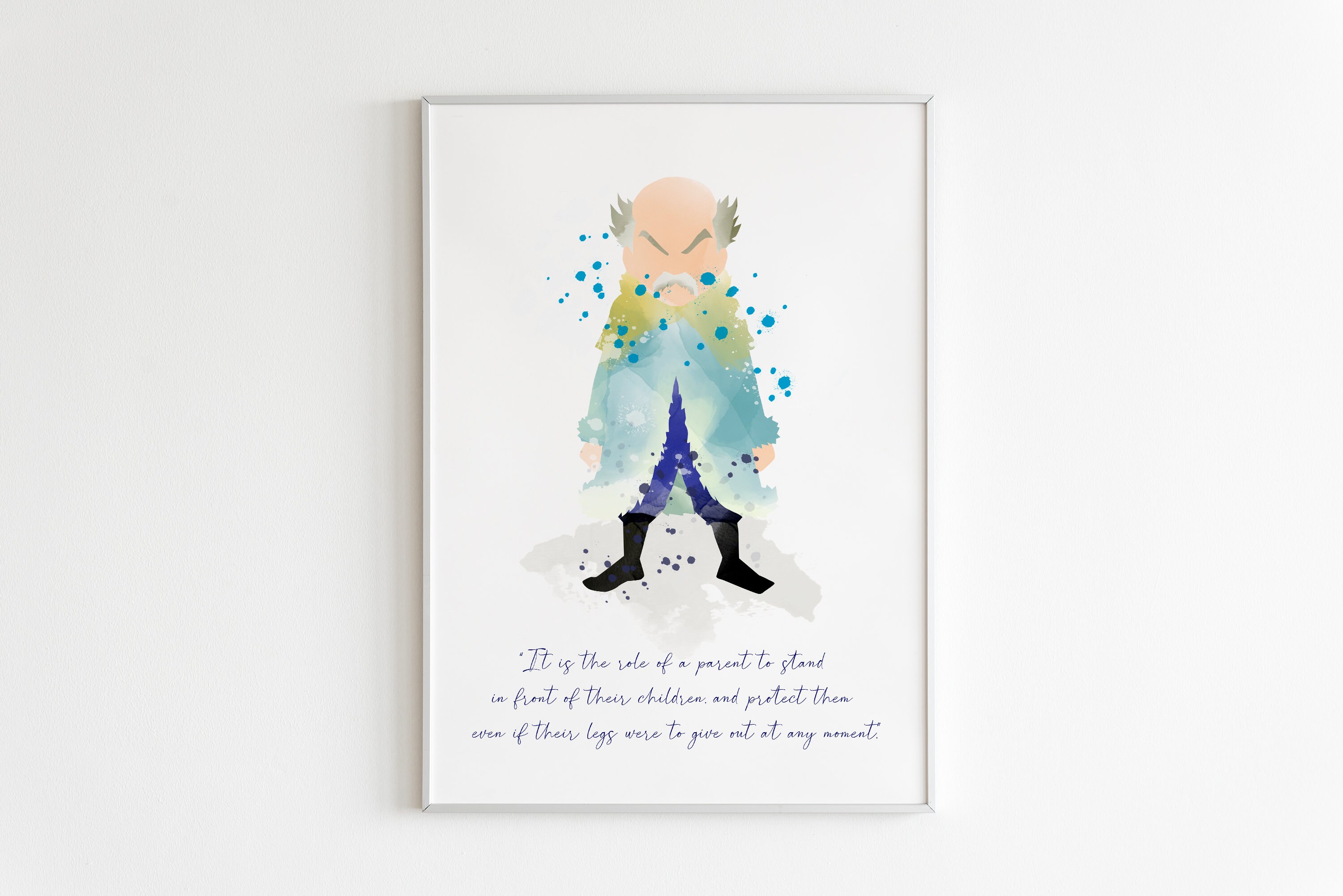 Makarov Dreyar Quote POSTER: Watercolor Wall Art Fairy Tail - Etsy