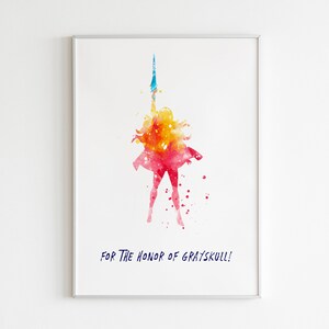 She-ra Quote POSTER: Watercolor Wall Art, She-ra and the Princesses of ...