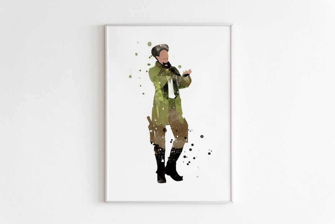 Sazh Katzroy POSTER: Watercolor Wall Art Final Fantasy Art - Etsy