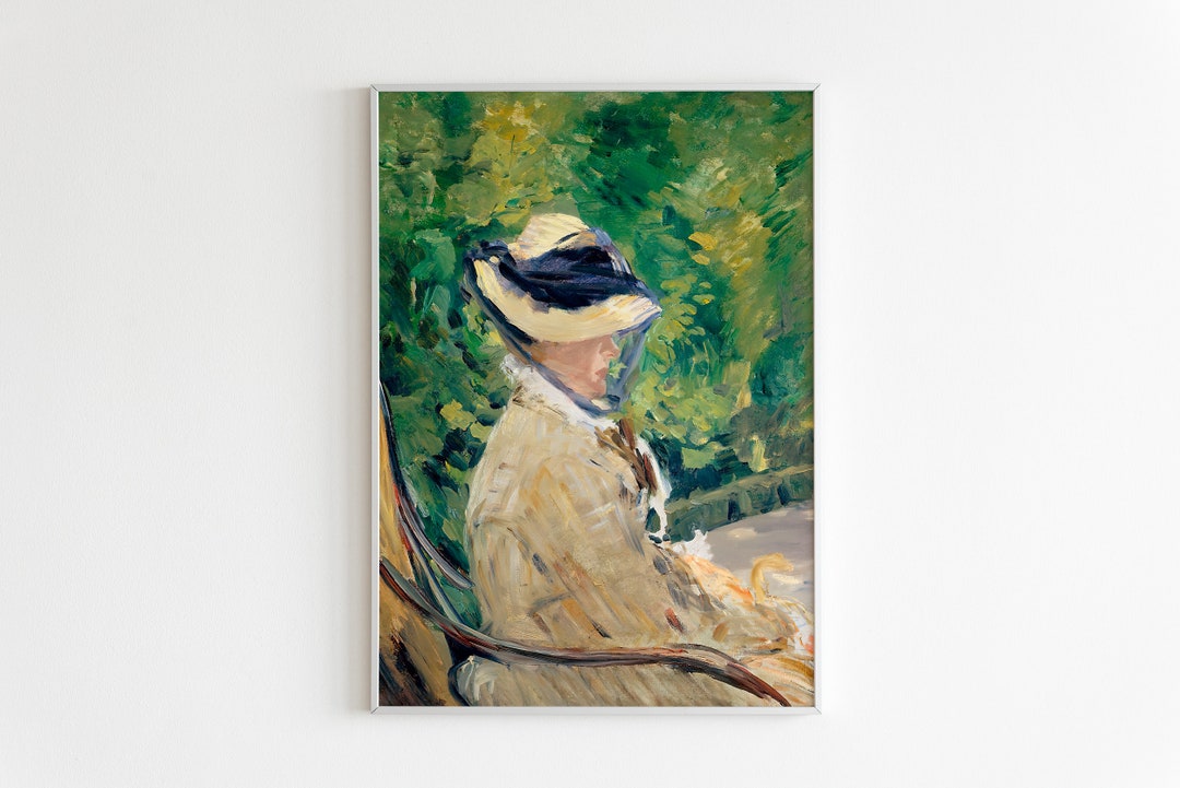 Edouard Manet POSTER X: Reproduction of Manet Painting, Madame Manet ...