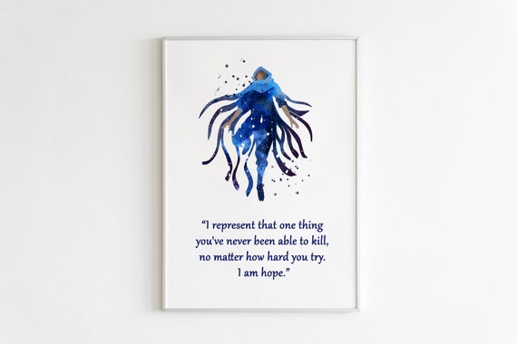 Kelsier Quote POSTER: Watercolor Wall Art Mistborn Art Decor - Etsy