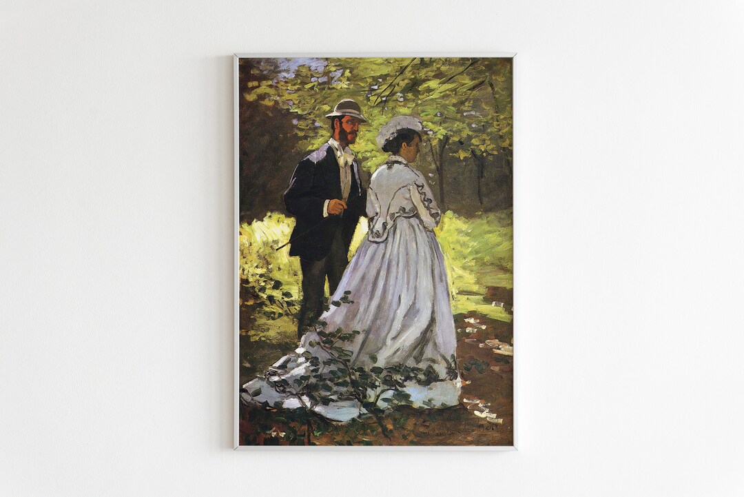 Claude Monet POSTER XL: Lunch on the Grass Study Fine Art Print on ...