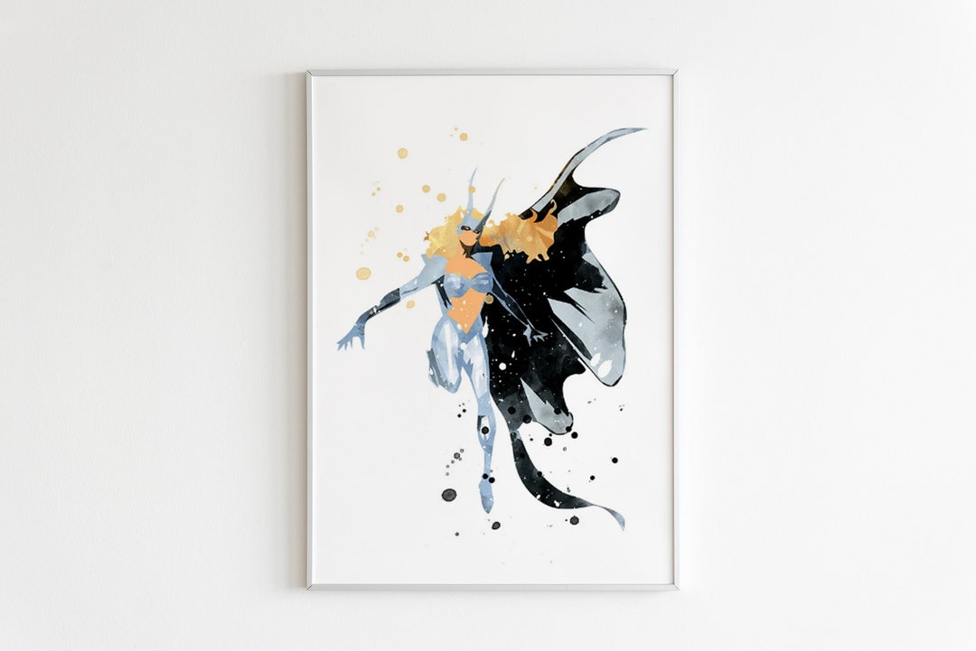 Amanda Sefton POSTER: Watercolor Wall Art, Comics Art Decor, Super Hero ...