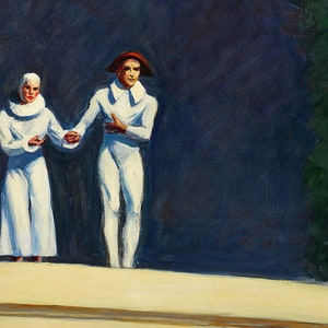 Edward Hopper POSTER XIV: Reproduction of Hopper Painting, Two ...