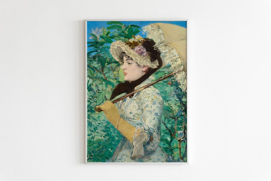Edouard Manet POSTER XII: Reproduction of Manet Painting, Spring Print ...