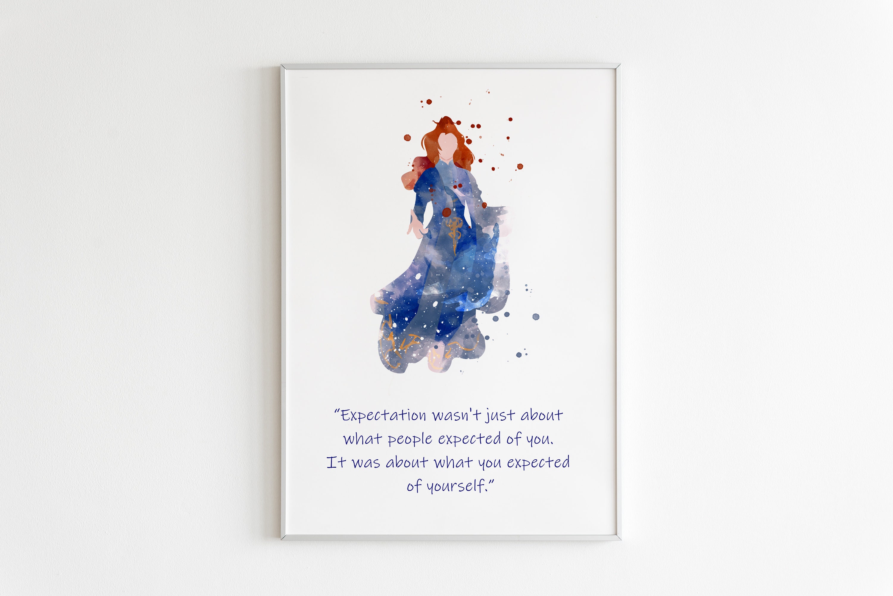 Shallan Davar Quote POSTER: Watercolor Wall Art Stormlight - Etsy