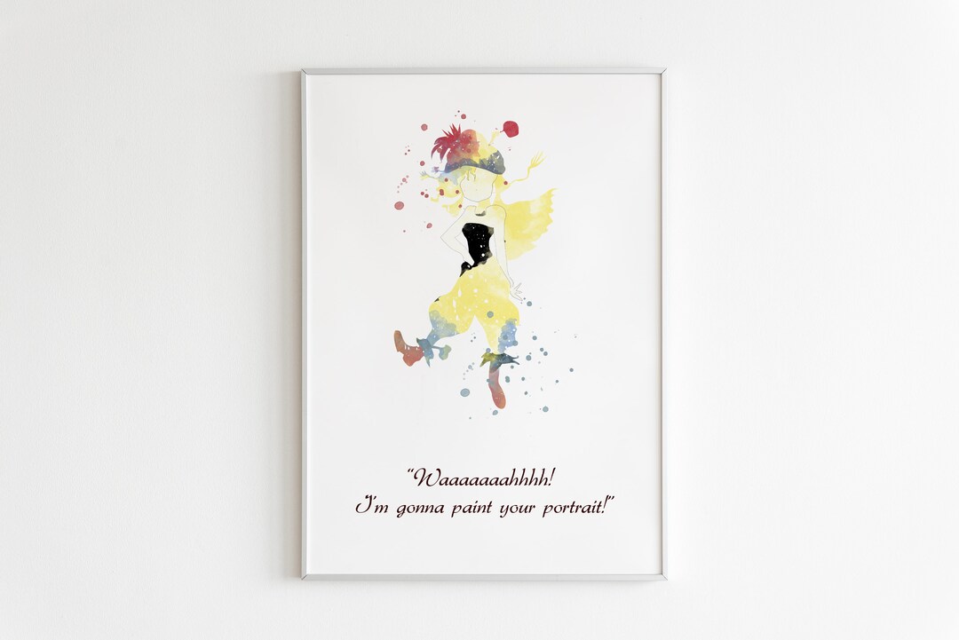 Relm Arrowny Quote POSTER: Art mural aquarelle, décor artistique Final ...