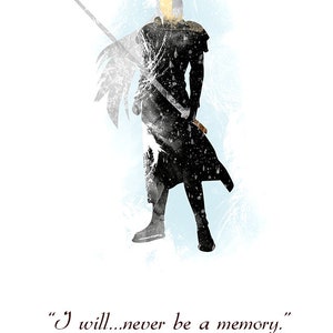 Sephiroth Quote POSTER: Watercolor Wall Art, Final Fantasy Art Decor ...