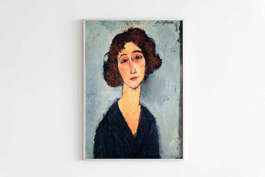 Amadeo Modigliani POSTER XXII: Reproduction of Modigliani Painting ...
