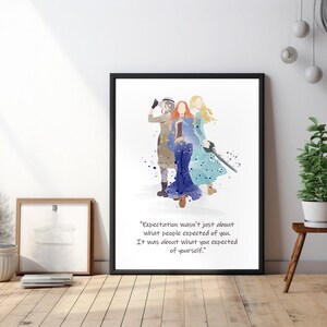 Shallan Davar Quote IV POSTER: Watercolor Wall Art, Stormlight Archive ...