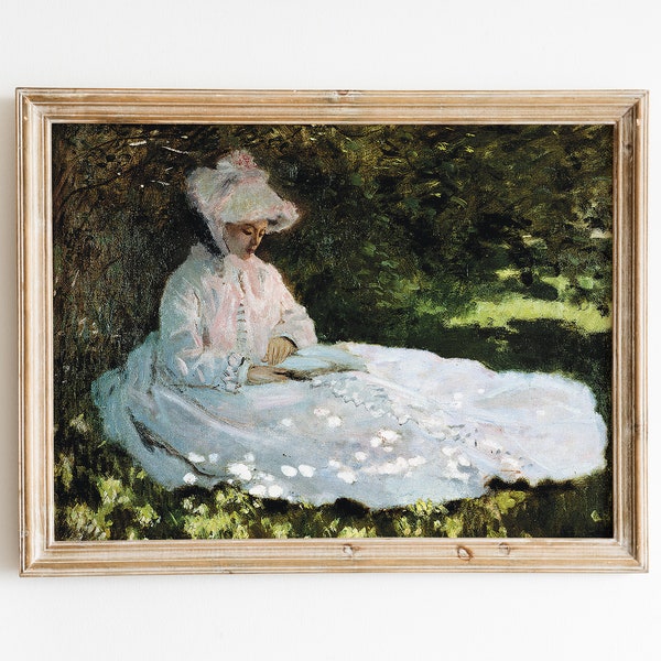 La Liseuse Painting - Etsy