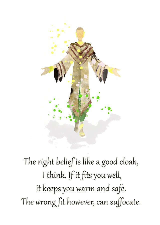 Sazed Quote POSTER: Watercolor Wall Art Mistborn Art Decor - Etsy
