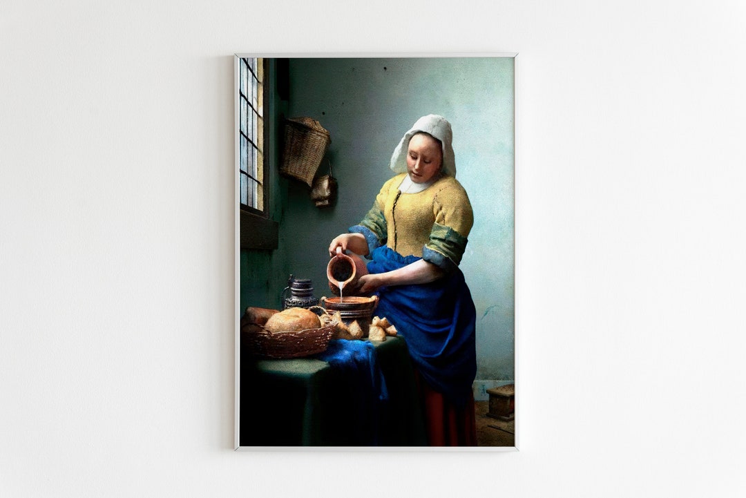 Johannes Vermeer POSTER II: Reproduction of Vermeer Painting, the ...