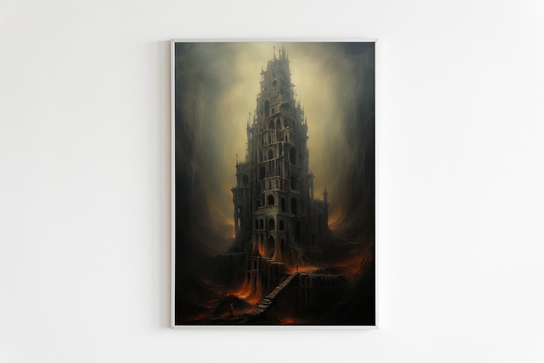 Tower of Babel POSTER: Wall Decor Inspired by Beksinski Art - Etsy