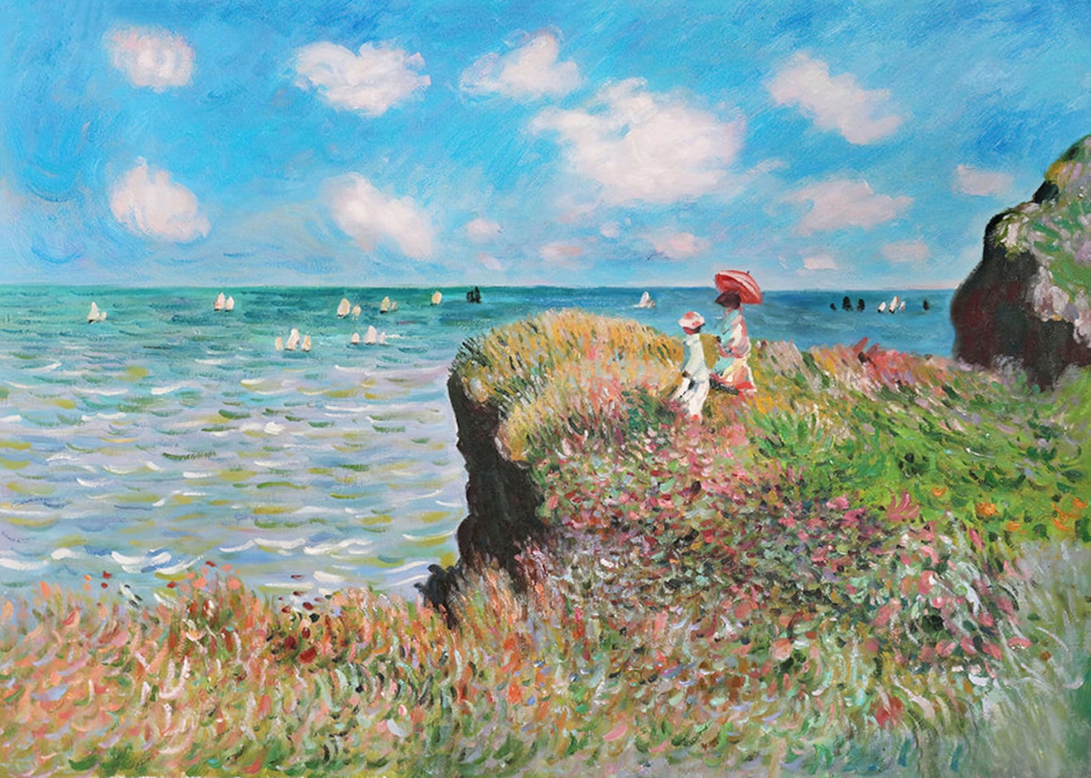 Claude Monet POSTER XXIX: Reproduction of Monet Painting the - Etsy