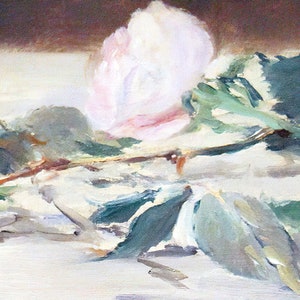 Edouard Manet POSTER XVIII: Reproduction of Manet Painting, Two Roses ...