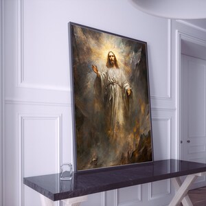 Jesus Christ Resurected POSTER III: Wall Decor Inspired by Rembrandt ...
