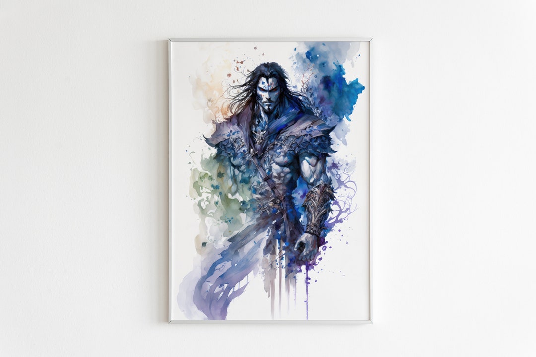 Kaladin III POSTER: Watercolor Wall Art, Stormlight Archive Wall Decor ...