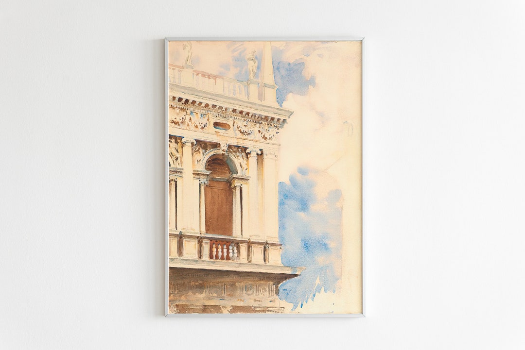 John Singer Sargent POSTER: Reproduction of Sargent Painting, A Corner ...