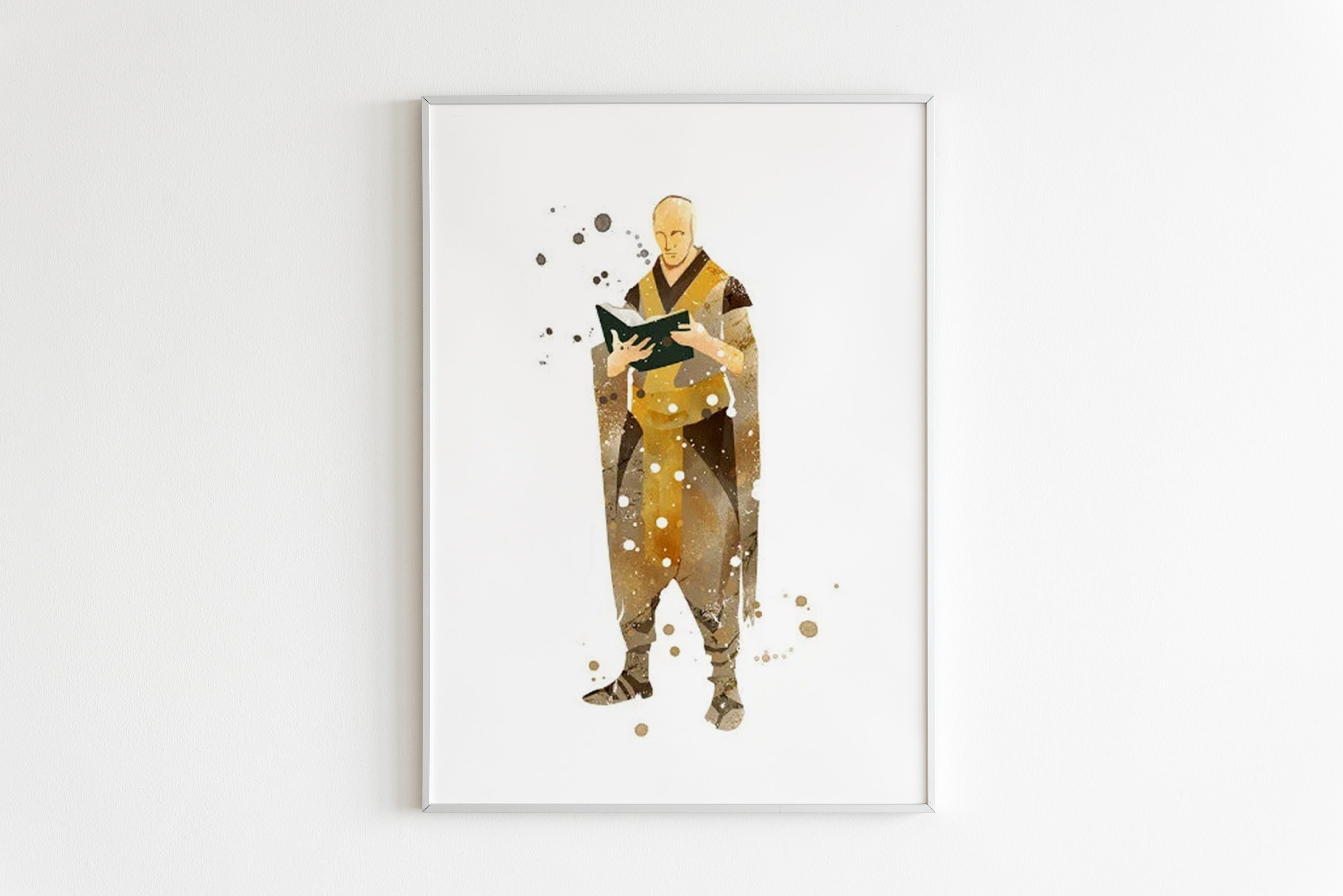 Sazed POSTER: Watercolor Wall Art Mistborn Art Decor Book - Etsy