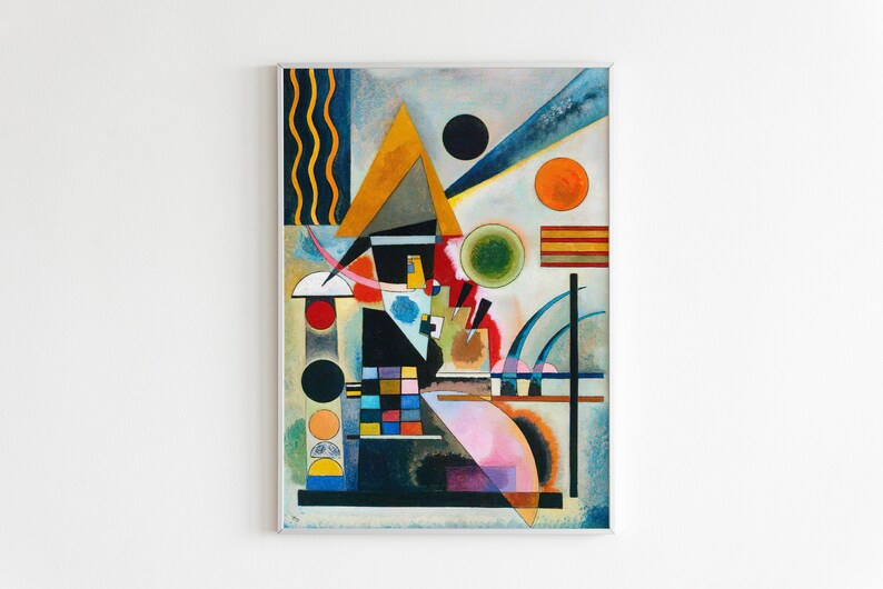 Wassily Kandinsky POSTER VI: Reproduction of Kandinsky - Etsy
