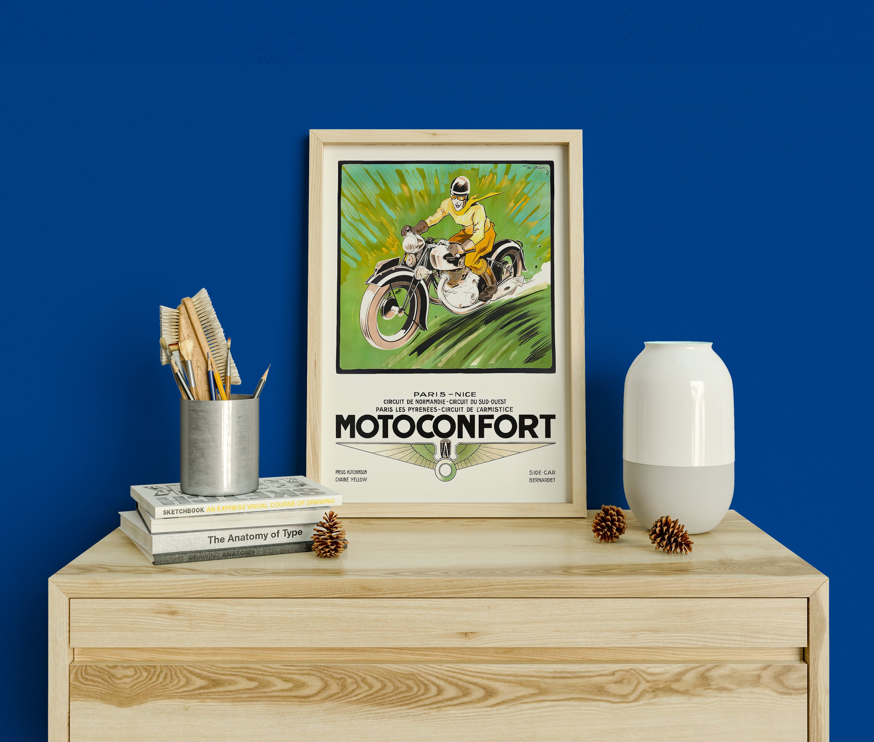 Motoconfort Advertisement POSTER: Vintage Motorcycle Poster - Etsy