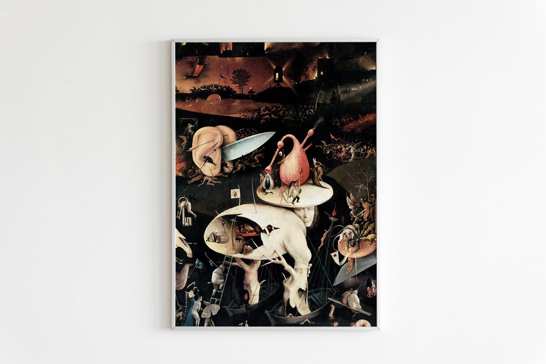 Hieronymus Bosch POSTER VI: Reproduction of Bosch Painting, the Garden ...