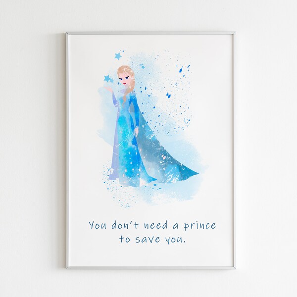 Frozen Quote - Etsy UK