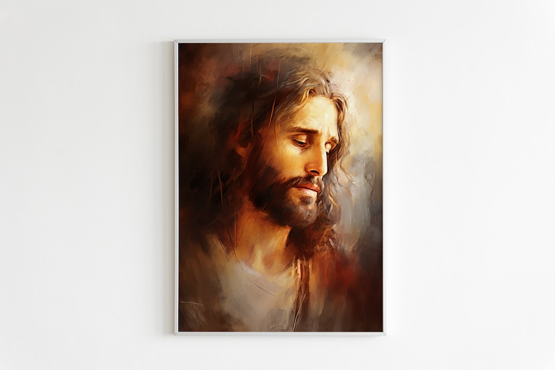 Jesus Christ POSTER III: Wall Decor Inspired by Rembrandt Art Bible ...