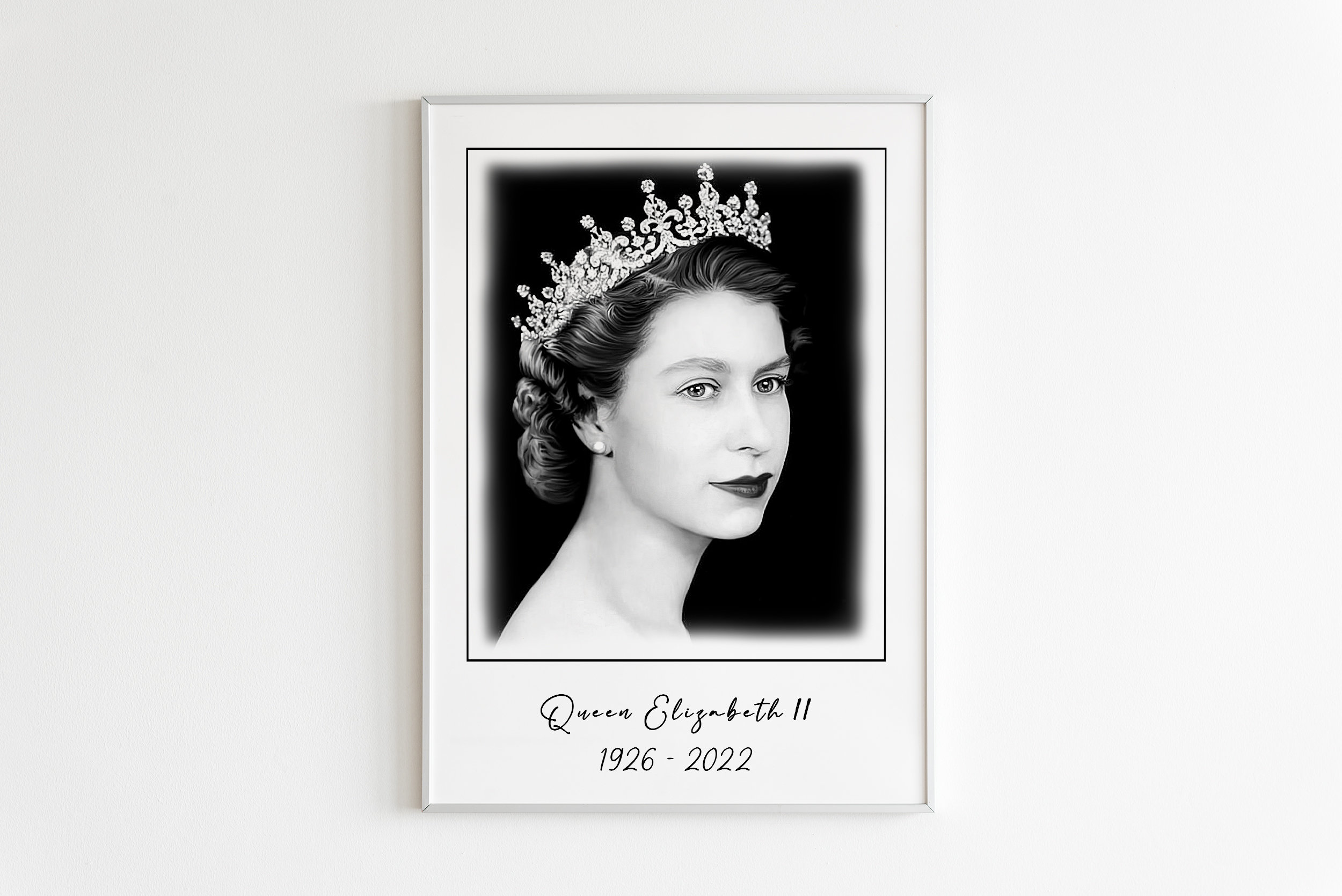 Queen Elizabeth II POSTER: Portrait of Queen Elizabeth Class - Etsy