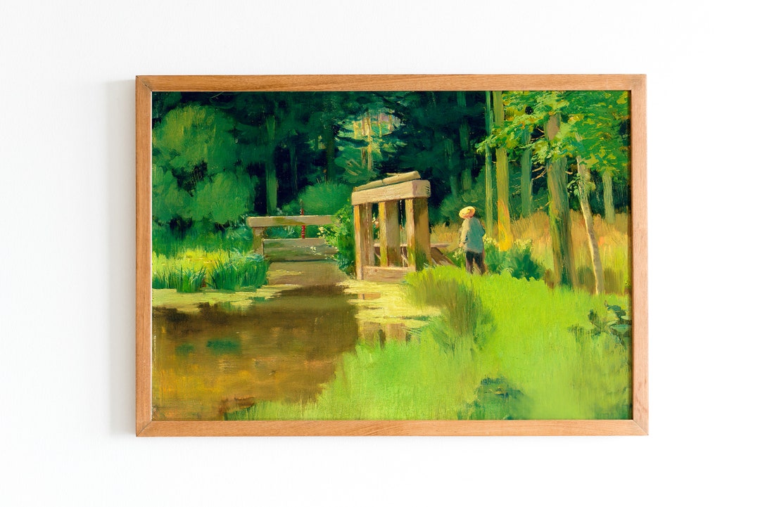 Edouard Manet POSTER XXV: Reproduction of Manet Painting, in a Park ...