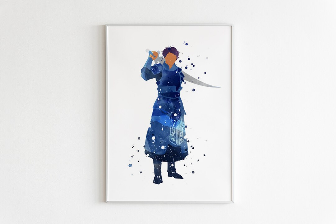 Dalinar Kholin POSTER: Watercolor Wall Art, Stormlight Archive Wall ...