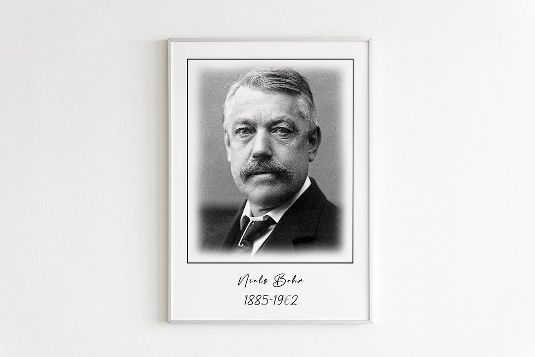Niels Bohr POSTER: Portrait of Niels Bohr, Class Room Decor , Office ...