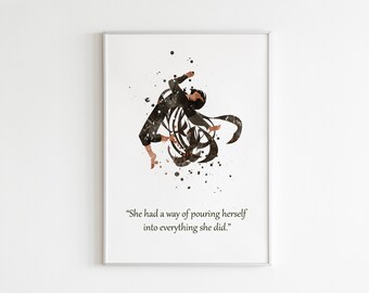 Vin Quote POSTER: Watercolor Wall Art Mistborn Art Decor | Etsy