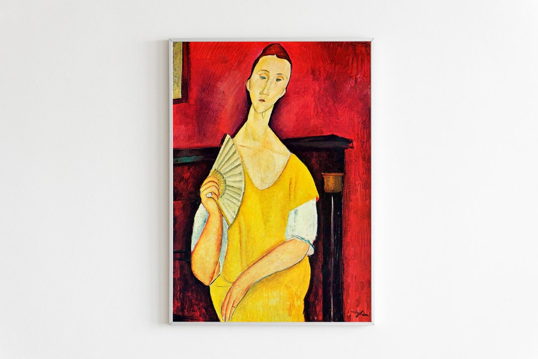 Amadeo Modigliani POSTER IX: Reproduction of Modigliani Painting ...