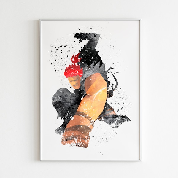 Street Fighter Akuma Poster - Etsy