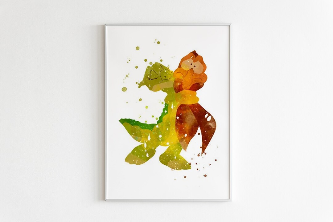Petrie and Ducky POSTER: Watercolor Wall Art, Ducky Art Decor, the Land ...