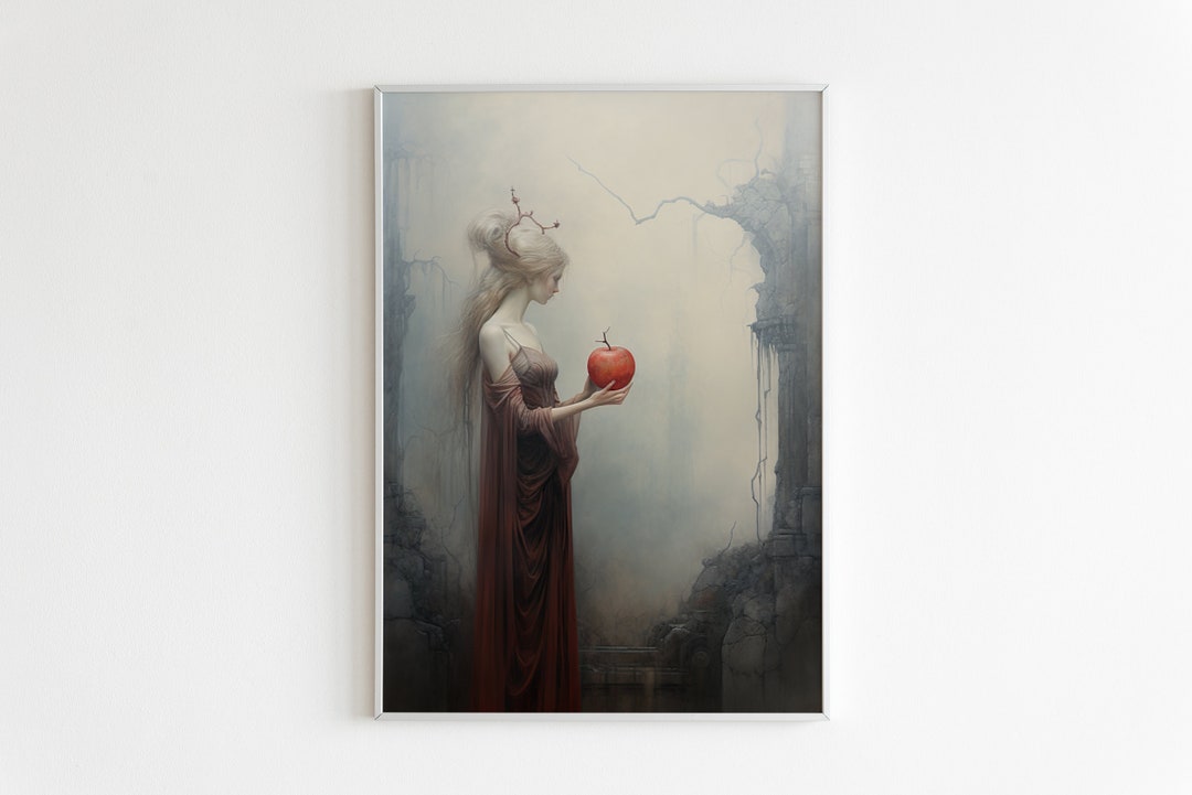 Helen of Troy POSTER: Wall Decor Inspired by Beksinski Art Antient Myth ...
