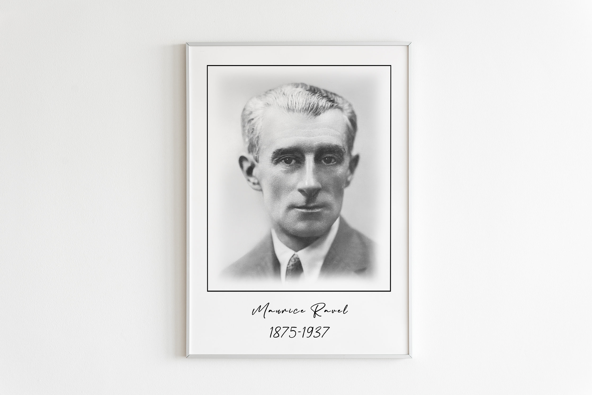 Maurice Ravel POSTER: Portrait of Ravel Class Room Decor - Etsy