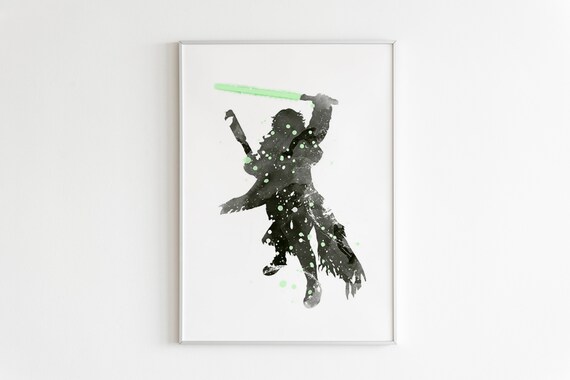 Cade Skywalker POSTER: Watercolor Wall Art Cade Skywalker Art - Etsy