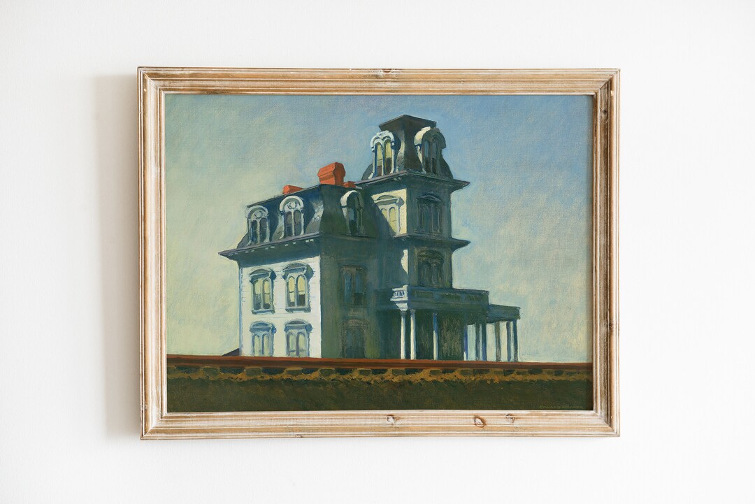 Edward Hopper POSTER XLIII: Reproduction of Hopper Painting, House by ...