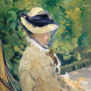 Edouard Manet POSTER X: Reproduction of Manet Painting, Madame Manet ...