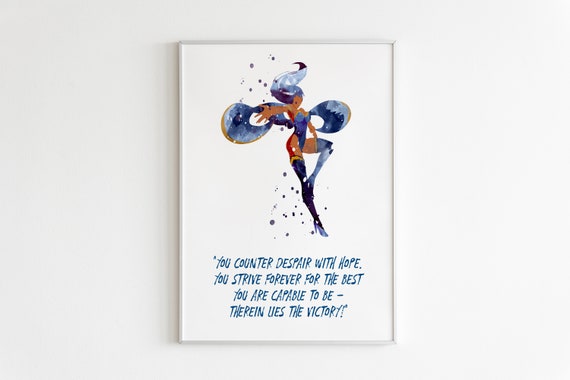 Storm Quote POSTER: Watercolor Wall Art Marvel Comics Art | Etsy