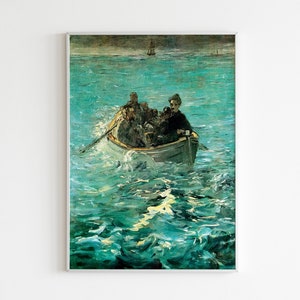 Edouard Manet POSTER XIII: Reproduction of Manet Painting, the Flight ...