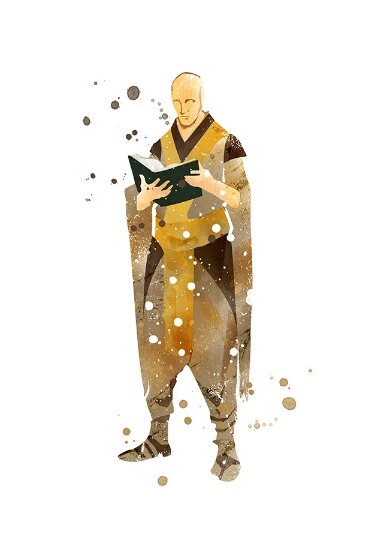 Sazed POSTER: Watercolor Wall Art Mistborn Art Decor Book - Etsy