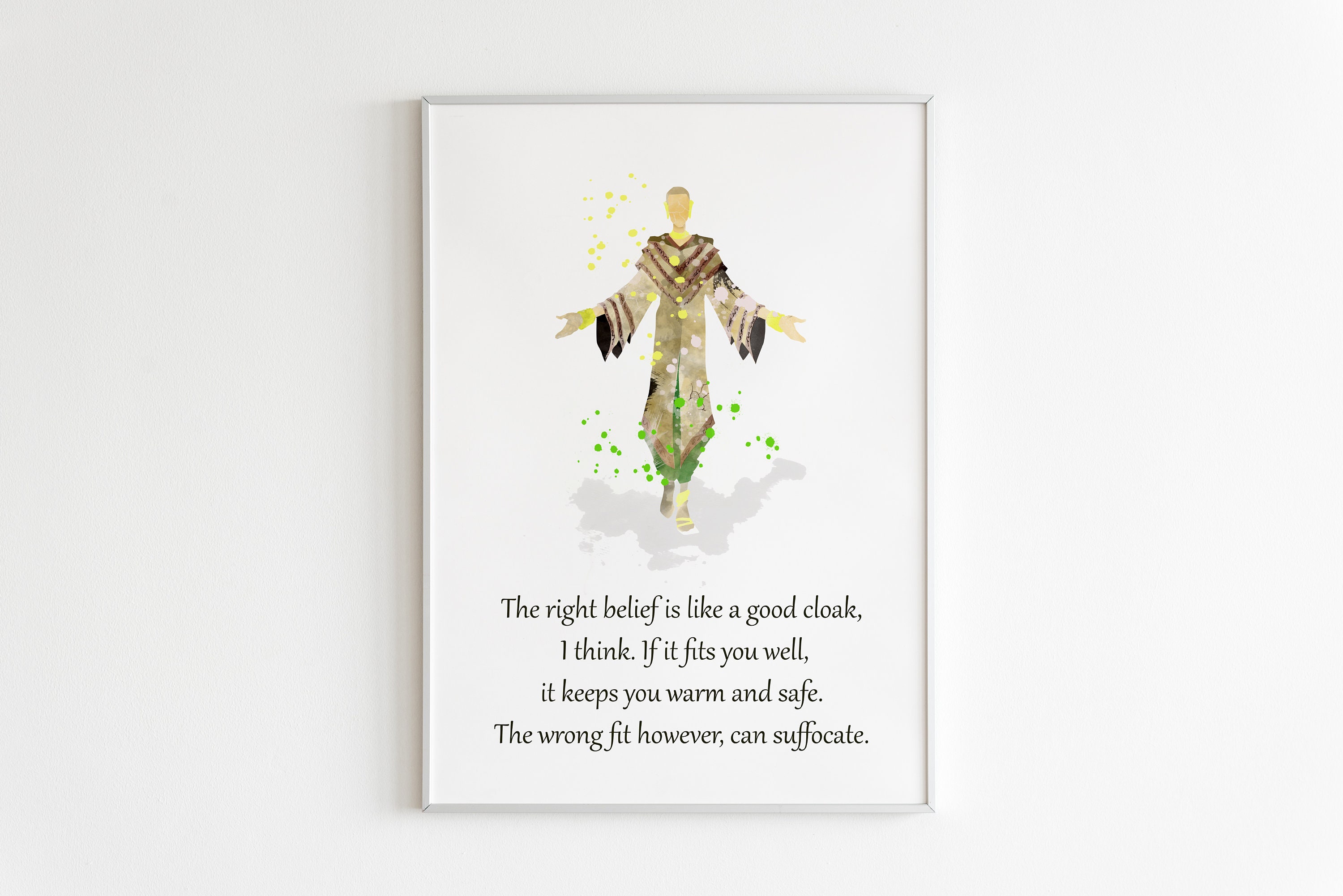 Sazed Quote POSTER: Watercolor Wall Art Mistborn Art Decor - Etsy